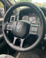 China Hand Stitching PU Leather Steering Wheel Cover for Dodge RAM 1500 3500 2013 2014 2015 2016 2017 2018 for sale