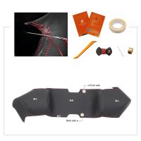 China Custom Hand Stitching Black Smooth Leather Steering Wheel Cover for Tesla Model S X 2021 2022 2023 for sale