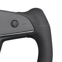China Custom Hand Stitching Black Leather Steering Wheel Cover for Tesla Model S X 2021 2022 2023 for sale