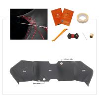 China Custom Hand Stitching Black Leather Steering Wheel Cover for Tesla Model S X 2021 2022 2023 for sale