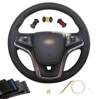 China Hand Stitching Artificial Leather Steering Wheel Cover for Chevrolet Malibu Camaro Volt 2011 2012 2013 2014 2015 for sale