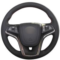 China Hand Stitching Artificial Leather Steering Wheel Cover for Chevrolet Malibu Camaro Volt 2011 2012 2013 2014 2015 for sale