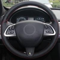 China For Jaguar XF XF S XF Custom the Best Handing Sew Steering Wheel Cover for sale