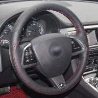 China For Jaguar XF XF S XF Custom the Best Handing Sew Steering Wheel Cover for sale
