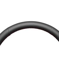 China Hand Stitching Car PU Leather Black DIY Steering Wheel Cover For Jaguar E-Pace F-Pace 2016 XE XF 2015 2016 2017 2018 2019 for sale