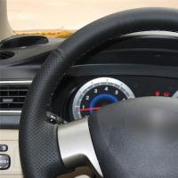 China Hand Sewing Artificial Leather Custom Steering Wheel Cover for Toyota Corolla Matrix Auris 2007 2008 2009 2010 2011 2012 2013 for sale