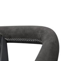 China Customized Available Durable Soft Fluffy Black suede Hand Sewing Steering Wheel Cover Wrap for for Tesla Model S X 2022-2023 for sale