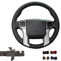 China Custom Hand Stitching Artificial Leather Steering Wheel Cover for Toyota 4Runner Land Cruiser Prado Tacoma Sequoia 2010-2017 for sale