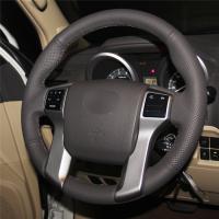 China Custom Hand Stitching Artificial Leather Steering Wheel Cover for Toyota 4Runner Land Cruiser Prado Tacoma Sequoia 2010-2017 for sale