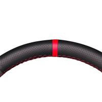 China Hand Stitching Suede PU Artificial Leather Steering Wheel Cover for Chevrolet Cruze Aveo Orlando 2009 2010 2011 2012 2013 2014 for sale