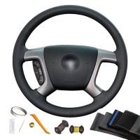 China Hand Stitch Artificial Leather Steering Wheel Cover for Chevrolet Captiva Silverado GMC Sierra 2007 2008 2009 2010 2011 2012 for sale