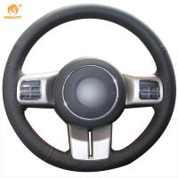 China Steering Wheel Cover for Jeep Compass Grand Cherokee Wrangler Patriot 2012 2013 2014 for sale