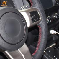 China Steering Wheel Cover for Jeep Compass Grand Cherokee Wrangler Patriot 2012 2013 2014 for sale