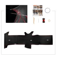 China Auto Custom Black PU Leather Steering Wheel Cover For Toyota Corolla 2004 2005 2006 Caldina 2002 2003 2004 2005 2006 2007 for sale