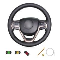 China For Jeep Grand Cherokee 2014 2015 2016 Custom the High Quality Steering Wheel Cover for sale