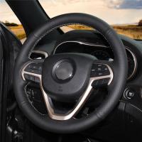China For Jeep Grand Cherokee 2014 2015 2016 Custom the High Quality Steering Wheel Cover for sale