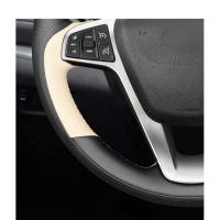 China MEWANT Auto Parts For Lada Vesta 2015-2020 / Xray 2015-2020 Car Hand Stitching Genuine Leather Steering Wheel Cover Logo Custom for sale
