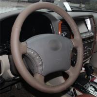 China Sewing Auto Leather Steering Wheel Wrap For Toyota Highlander 2004 2005 2006 2007 Tacoma 2005 2006 2007 2008 2009 2010 2011 for sale