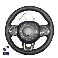 China For Jeep Compass 2017 for Jeep Renegade 2016 2017 Design New Style Steering Wheel Cover for sale