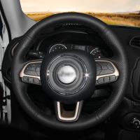 China For Jeep Compass 2017 for Jeep Renegade 2016 2017 Design New Style Steering Wheel Cover for sale