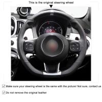China MEWANT For Abarth 595 595C 695 695C Fiat 500 500C The New Original Steering Wheel Cover Four Seasons Universal 45USD For Sale for sale