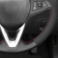 China Mewant vegan suede plus vegan leather steering wheel cover for Holden Commodore  Astra Calais 2018-2020 rubber steering wheel for sale