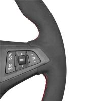 China Mewant vegan suede plus vegan leather steering wheel cover for Holden Commodore  Astra Calais 2018-2020 rubber steering wheel for sale