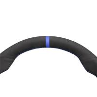 China MEWANT New Design Fashion For Abarth 595 595C 695 695C Fiat 500 500C D Type Suede Universal Steering Wheel Cover New 2pc MOQ for sale