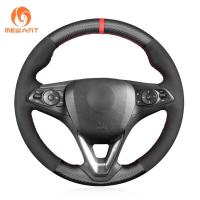 China Mewant carbon fiber plus vegan suede steering wheel cover for Holden Commodore  Astra Calais 2018-2020 car interior accessories for sale