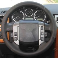 China Customize Sewing Steering Wheel Cover Car For Land Rover Freelander 2 Discovery 3 Range Rover Sport Evoque for sale