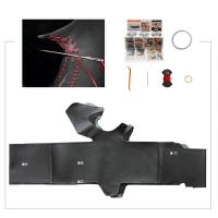 China Customize Sewing Steering Wheel Cover Car For Land Rover Freelander 2 Discovery 3 Range Rover Sport Evoque for sale