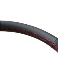 China Car Accessories Hand Stitched Artificial Leather Steering Wheel Cover for Saab 9-3 2003 2004 2005 2006 2007 2008 2009 2010 2011 for sale