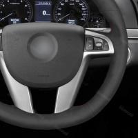 China Customized Available Durable Suede Hand Sewing Steering Wheel Cover Wrap for Holden Commodore VE Ute Calais Caprice 2006-2013 for sale