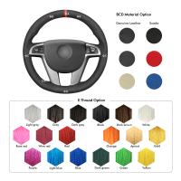 China Customized Available Durable Suede Hand Sewing Steering Wheel Cover Wrap for Holden Commodore VE Ute Calais Caprice 2006-2013 for sale