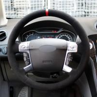 China Factory High Quality Steering Wheel Cover For Ford Mondeo 2007-2014 Galaxy 2006-2015 S-Max 2006-2014 for sale