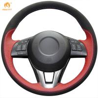 China Design Your DIY Leather Steering Wheel Cover for Mazda CX-5 CX5 Atenza 2014 New Mazda 3 CX-3 2016 Scion iA 2016 for sale