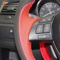 China Design Your DIY Leather Steering Wheel Cover for Mazda CX-5 CX5 Atenza 2014 New Mazda 3 CX-3 2016 Scion iA 2016 for sale