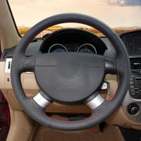 China Drop Shipping Artificial Leather Steering Wheel Cover for Chevrolet Lova Aveo Excelle Daewoo Gentra 2013-2015 Lacetti 2006-2012 for sale