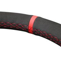 China Wholesale Custom Hand Sew Style Steering Wheel Covers for Ford Focus Fiesta Kuga Puma ST-Line for sale