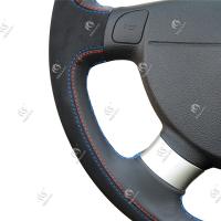 China Custom Hand Sewing Leather Steering Wheel Cover for Chevrolet Lova Aveo Excelle Daewoo Gentra 2013-2015 Lacetti 2006 for sale