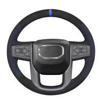 China Customized High-quality Car Steering Wheel Cover  for GMC sierra sierra 1500 limited 2500 3500 Yukon 2019-2024 for sale