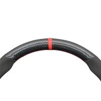 China Hand Stitching High Quality Steering Wheel Cover for Fiat Punto 2007-2019 Bravo Linea Qubo Grande Punto for sale
