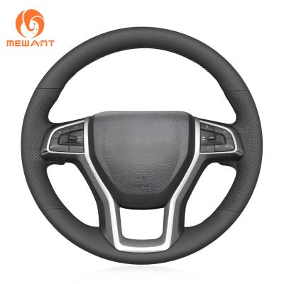China Premium Quality Comfortable Grip Easy Installation Custom Hand Stitched PU Leather Steering Wheel Cover for LDV T60 2017-2020 for sale