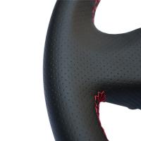 China Hand Stitching PU Leather Personalized Design Steering Wheel Cover For Lada Priora Kalina 2 2013 2014 2015 2016 2017 2018 for sale