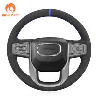 China Customized Available Soft Athsuede Hand Sewn Steering Wheel Cover for GMC Sierra 1500 Limited 2500 3500 Yukon (XL) 2014-2020 for sale