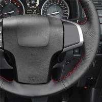 China DIY vegan leather steering wheel cover for Holden Colorado Colorado 7 Trailblazer handstitching steering wheel cover for sale