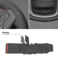 China Customized Available Durable PU Leather Hand Sewn Steering Wheel Wrap for GMC Sierra 1500 Limited 2500 3500 Yukon (XL) 2014-2020 for sale