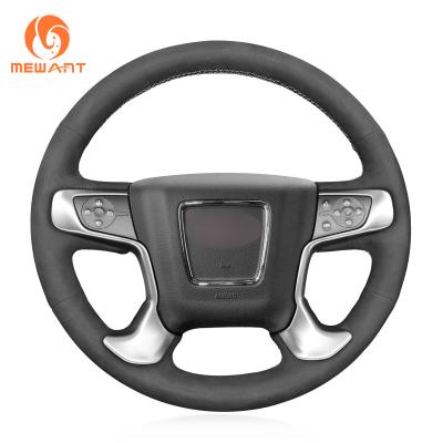 China Hand Sewing Soft Suede Steering Wheel Cover for GMC Sierra 1500 Limited 2014-2019 2020 for sale