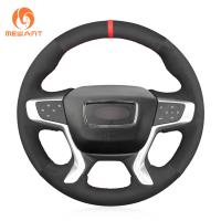 China New Luxurious Business Custom Hand Sewing Steering Wheel Cover For GMC Acadia 2017-2022 / Canyon 2015-2021 / Terrain 2018-2022 for sale