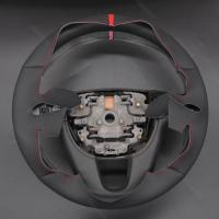 China DIY vegan leather steering wheel cover for Holden Commodore Ute customized popular steering wheel wrap for sale